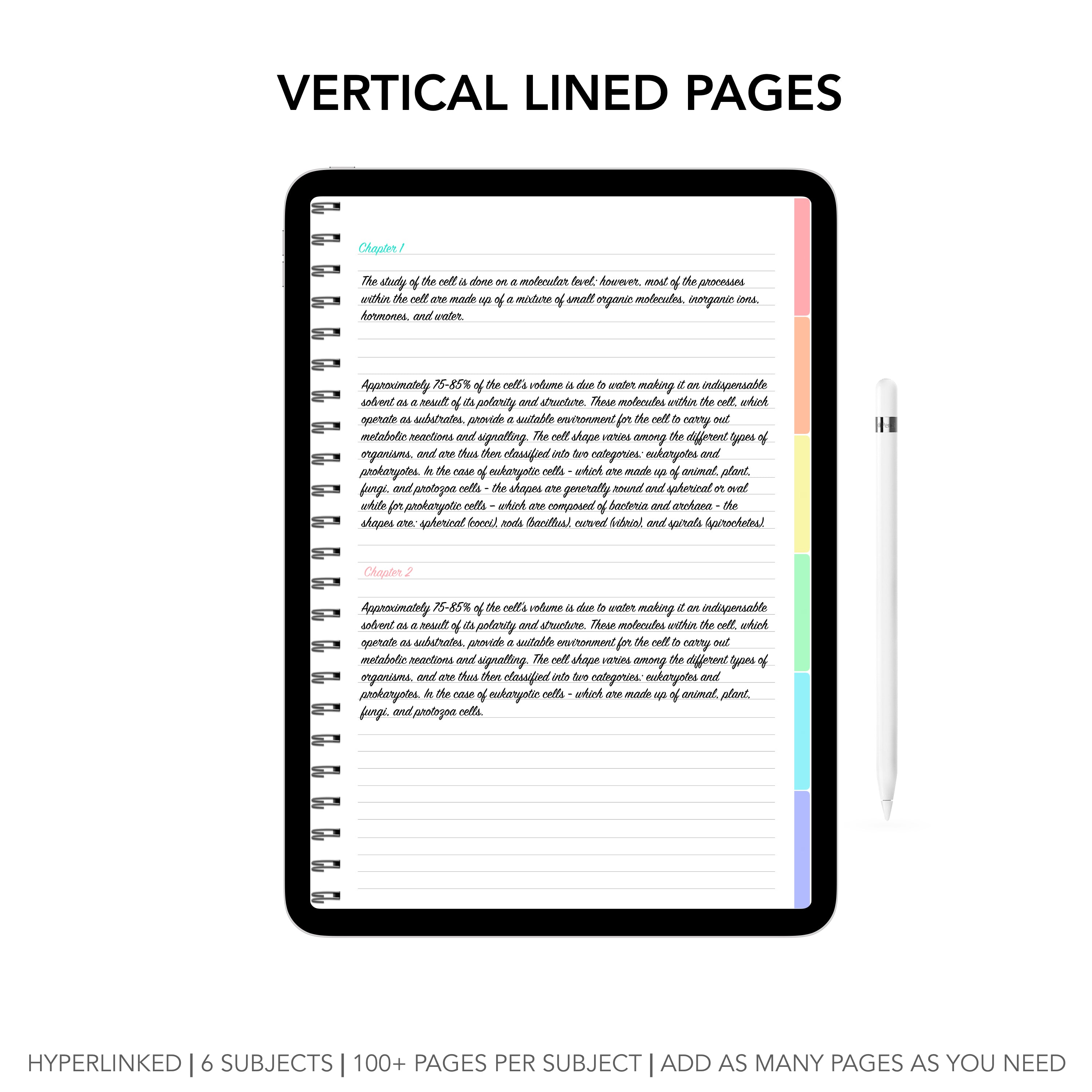 Digital Notebook - Rainbow – The Planners Collective