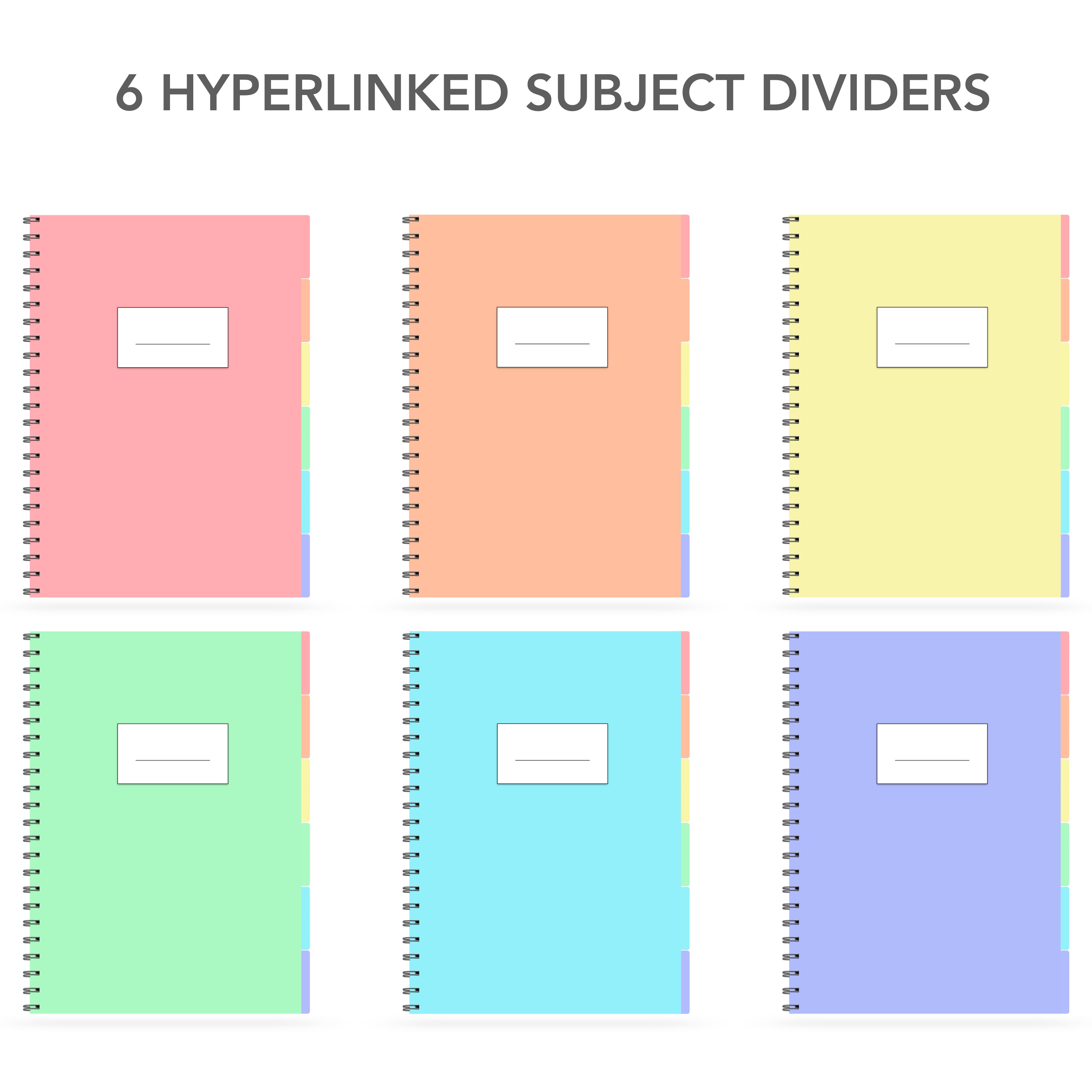 Digital Notebook - Rainbow – The Planners Collective